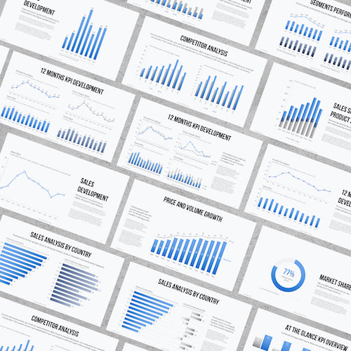 PowerPoint Charts & Data Graphs – Presentation Base